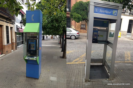 The decline of telephone boxes in Spain