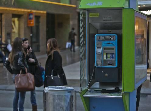 The decline of telephone boxes in Spain